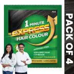 Buy 1Minute Express Hair Colour Shampoo - Natural Black | 20ml Hair ...