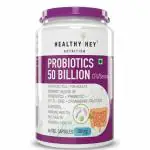 Buy Healthy Hey Nutrition Probiotics 50 Billion CFU Multi- Strains, 60 ...