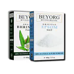 Buy BEYORG Sulfate Free Bhringraj Powder and Epsom Salt Combo for ...