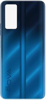 Buy FRIENDZZWORLD Energy Blue Plastic Back Panel For Tecno Pova 2 Le7 ...