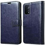 Buy xvx Flip Cover for Oppo A54 5G (Blue, Dual Protection, Pack of: 1 ...