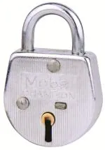 Buy Mobaj Champion 54mm Key Padlock (Material-Mild Steel)(Silver Colour ...