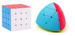 Buy Grest Cube Combos of High Speed 4x4x4 & 3x3x3 Curve Pyramorphix Triangle Pyramid High ...