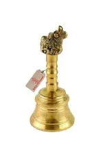 Buy Spherulemuster Brass Nandi Face Puja Ghanti,Gold (10.5 x 5 x 2 cm ...