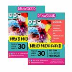 Buy DRAWGUUD A6 White Mixed Media Drawing Paper (Pack of 2) Online at ...