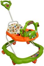 Buy Goyal's Rabbit Face Musical Walker with Parental Push Handle & 3 ...