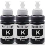 Buy Ang Ink for Eppson 774 Pack of 3 Black Ink Cartridge Online at Best ...