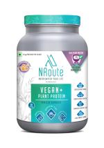 Buy NRoute Plant Protein Powder 750g, Post-workout supplement for Muscle Growth & Recovery ...
