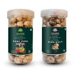 Buy VAAPA Roasted & Flavored Makhana- Pani Puri, Pink Salt (Pack of 2 ...