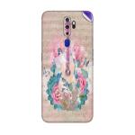 Buy GADGETSWRAP Printed Vinyl Skin Sticker for Oppo A9 2020- floral ...
