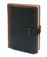 Buy AccuPrints Executive A5 Notebook Ruled 200 Pages (Black, Brown ...