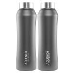 Buy AQUENCH RUSH Set of 2 (Black) 1L Stainless Steel Colored Fridge ...