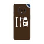 Buy GADGETSWRAP Printed Vinyl Skin Sticker for Oneplus 8 - i love nu ...