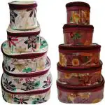 Buy Aadhya Designer combo of 5 set makeup,bindi storage toiletry kit ...