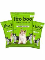 Buy Tito Boo Premium Clumping Cat Litter - 15kg + 03kg UnScented ...