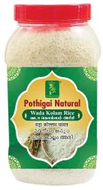 Buy Pothigai Natural Wada Kolam Rice 500 gms | Extra Long & Fluffy ...