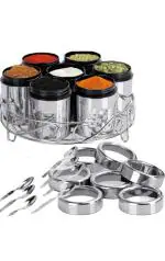 Buy DARAZ Stainless Steel Masala Dabba Wire Stand| Masala Box for ...