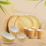 Buy Red Butler Bamboo Fibre Dinner Set | 14pcs Set | Wooden Online at ...