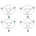 Buy Melodi Round Steel Table Ring 22 cm (4 pcs) Online at Best Prices ...