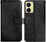 Buy Cowboy Oppo A17, Cph2477 Black Artificial Leather Dual Protection ...