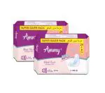 Buy Ammy Maxi XXL Sanitary Napkins with Wings | Super Saver Pack | 60 ...