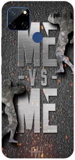 Buy GOLDALPHA Grey Plastic Back Cover For Realme C25 Online at Best ...