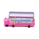Buy MADHAV Train Pencil Box for Kids with Moving Tyres & Sharpener ...