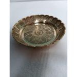 Buy ROMJ Brass Embossed Designed Puja Plate Best for Home & Office ...