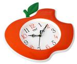 Buy Sonam Orange Round Plastic Analog Wall Clock for Home/Office, 11 ...
