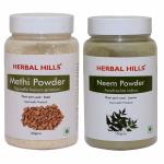 Buy Herbal Hills Methi Seed Powder and Neem patra powder 100 gms each ...