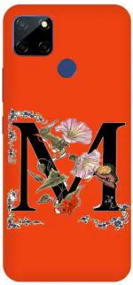 GOLDALPHA Black, Orange Plastic Back Cover For Realme C25 - JioMart