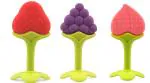 Buy Grest Silicone Fruit Shape 3 Piece Of Teething Soft Sensory Teether ...