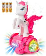 Buy Enorme 360 Degree Rotating Musical Little Horse with 5D Light ...