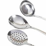 Buy BHANSAZ Serving Spoon Set for Dinning Stainless Steel Cooking ...