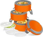 Buy MYPLAST FRESH FOOD 3 CONTAINERS THERMOWARE LUNCH BOX ( 700 ML ...