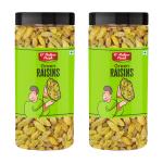 Buy D'nature Fresh Raisins Kishmish 1kg (Pack of 2 -500g Jar Each ...