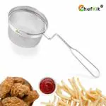 Buy Chefkit Stainless Steel Deep Fry Strainer and Mesh Strainer | Poha ...