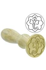 Buy Artool ST89 Wood, Stainless Steel, Brass Ganesh 1 Wax Stamp Seal ...