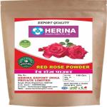 Buy HERINA EXPORT INDIA PRIVATE LIMITED Red Rose Petal Powder For Skin ...