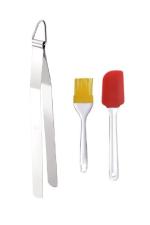 Buy Urban Buy Stainless Steel Roti Chimta Tong With Silicon Basting ...
