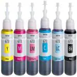 Buy ZOKIO 673 Refill Ink for Epson L805 , L800 , L850 , L1800 Printer ...