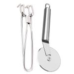 Buy DreamBasket Pakkad / Utility Tong & Pizza Cutter for Kitchen Online ...