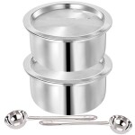 Buy SHINI LIFETSYLE Aluminium Bhagona, Patila, Tope, Pateli,Milk Pot ...