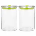 Buy Home Pro Green Plastic Unbreakable Storage Container with Air Vent ...