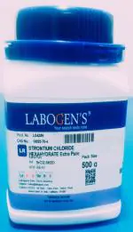 Buy LABOGENS STRONTIUM CHLORIDE HEXAHYDRATE Extra Pure 500GM Online at ...