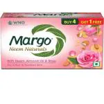 Buy Margo Neem Naturals Soap | Enriched With Almond Oil & Rose | Soap ...