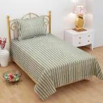 Buy VASU CREATION Diwali Gifting Soft Fabric Single Bed Bedsheet With 1 ...