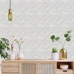 Buy Kayra Decor 3D Wall Panel PVC Multi Design, White, 19.7 x 19.7 ...