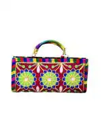 Buy RAJASTHANI HAAT AND CRAFT Rajasthani Elegance: Multicolored Kuchi ...