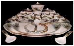 Buy Saachimax Premium Dinner Set in 34 Pieces| Double Coated ...